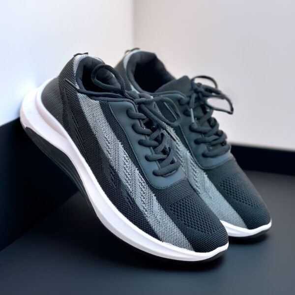 Kicks Shoes in Black and Grey - KICKS-001-BlackGrey - MochiMax